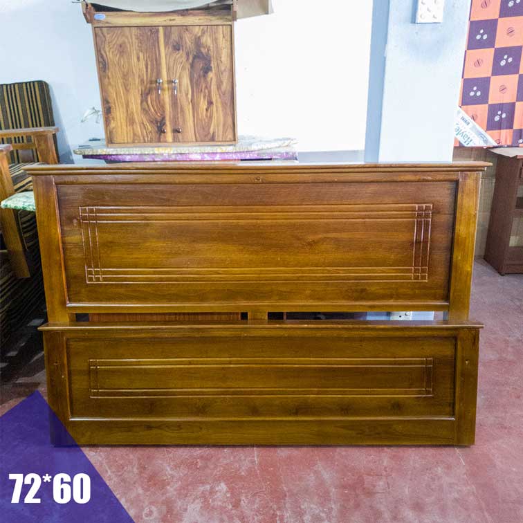 Teak Box Bed - Pradeep Furniture Palace | ප්‍රදීප් ලී බඩු මාලිගය